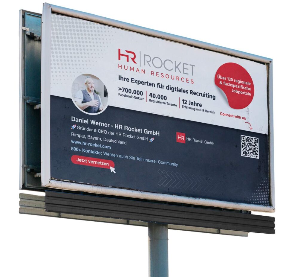 Zukunft Personal Plakat - HR Rocket